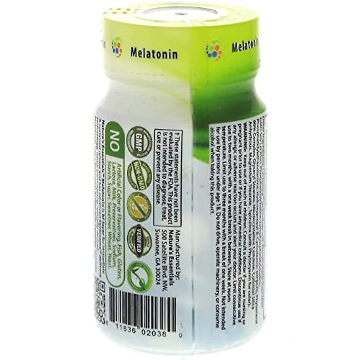 NATURE'S ESSENTIALS Melatonin 10mg (3mg Immediate Release & 7mg Extended Release) with Advanced Cyclosome Liposomal Delivery Technology - 60 Tablets