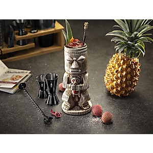 ROCKSLY Mixology Bartender Kit and Cocktail Shaker Set for Drink Mixing | Mixology Set with 10 Bar Set Tools and Bamboo Stand Makes It The Perfect Home Cocktail Kit | Complete Bartender Kit (Black)