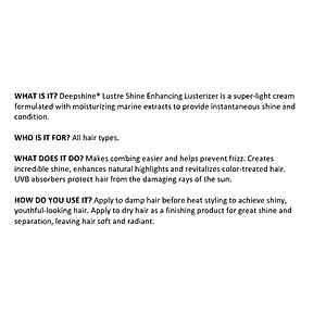 RUSK Deepshine Lustre Shine Enhancing Lusterizer, 4.4 Oz