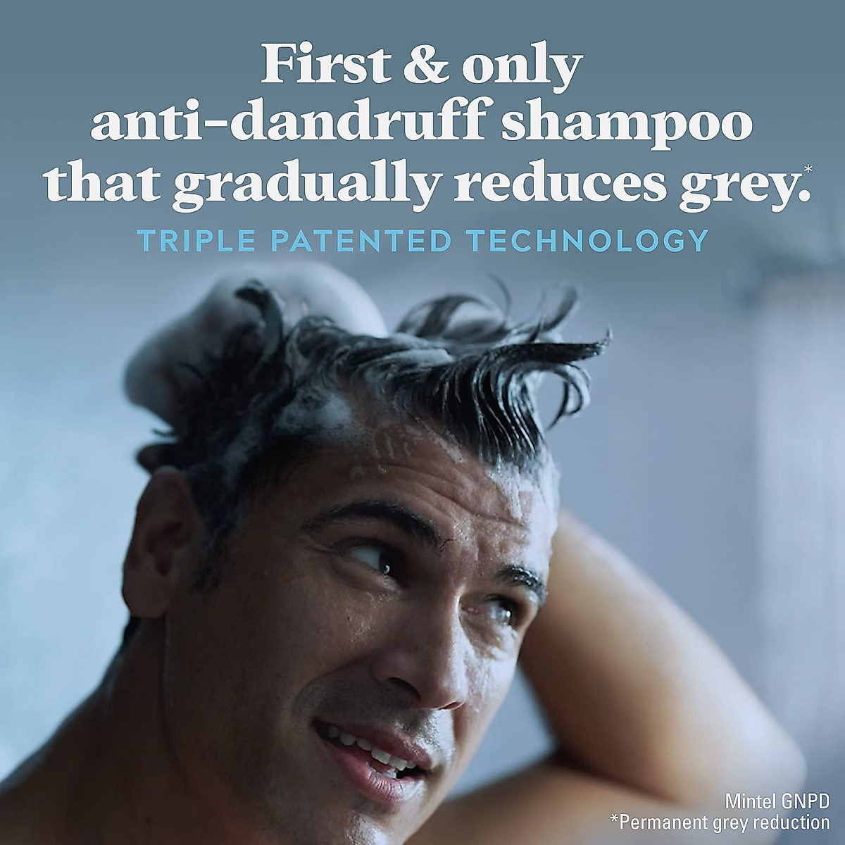 Just For Men Control GX Grey Reducing Anti-Dandruff Shampoo, Gradual Hair Color, Controls Dandruff with Zinc Treatment, 4 Fl Oz - Pack of 1 (Packaging May Vary)