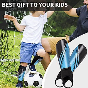 newox Soccer Shin Guards Kids Youth - Shin Pads Protection Boys Shin Guards Soccer Youth - Soccer Shin Guards for Kids 3-15 Years Old Girls Boys