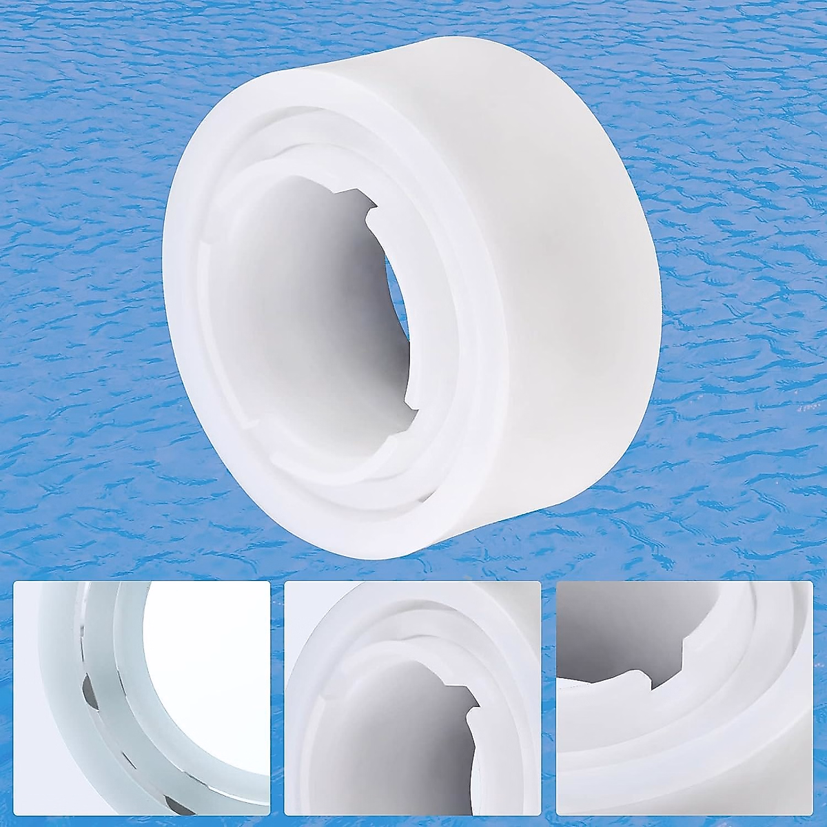 𝙐𝙥𝙜𝙧𝙖𝙙𝙚𝙙 3884997-R6 Guide Wheels/Pulley Gears kit-with 4 PK Guide Wheels and 2 PK Pulley Gears Compatible with Maytronics Dolphin,Nautilus CC Plus Fits M200/M400/M500&Dx3/Dx4/Dx6 Pool Cleaner