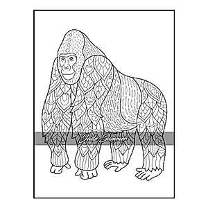 100 Animals: An Adult Coloring Book with Lions, Elephants, Owls, Horses, Dogs, Cats, and Many More!