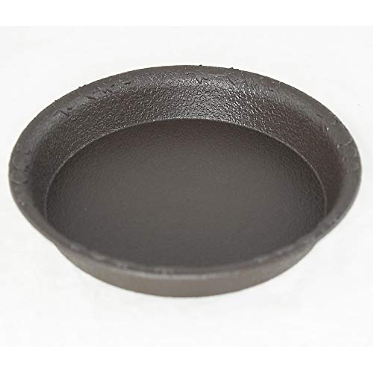 4 Round Plastic Humidity Tray for Bonsai Tree and Home Garden Plant 4.25"x 4.25"x 0.5" - Dark Brown