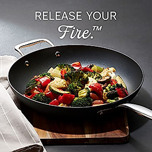 Legend Slick 10 pc Hard Anodized Nonstick Cookware - Next Gen Hard Anodized Aluminum & Steel Chef Grade Pots and Pans Set for Home - PFOA Free, Non-Toxic Non-Stick Surface - Oven & Dishwasher Safe