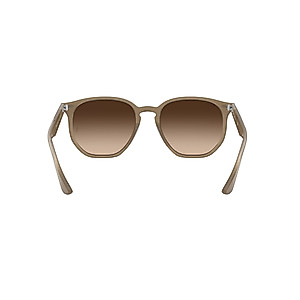 Ray-Ban RB4306 Sunglasses + Vision Group Accessories Bundle (Opal Beige/Brown Gradient (616613))