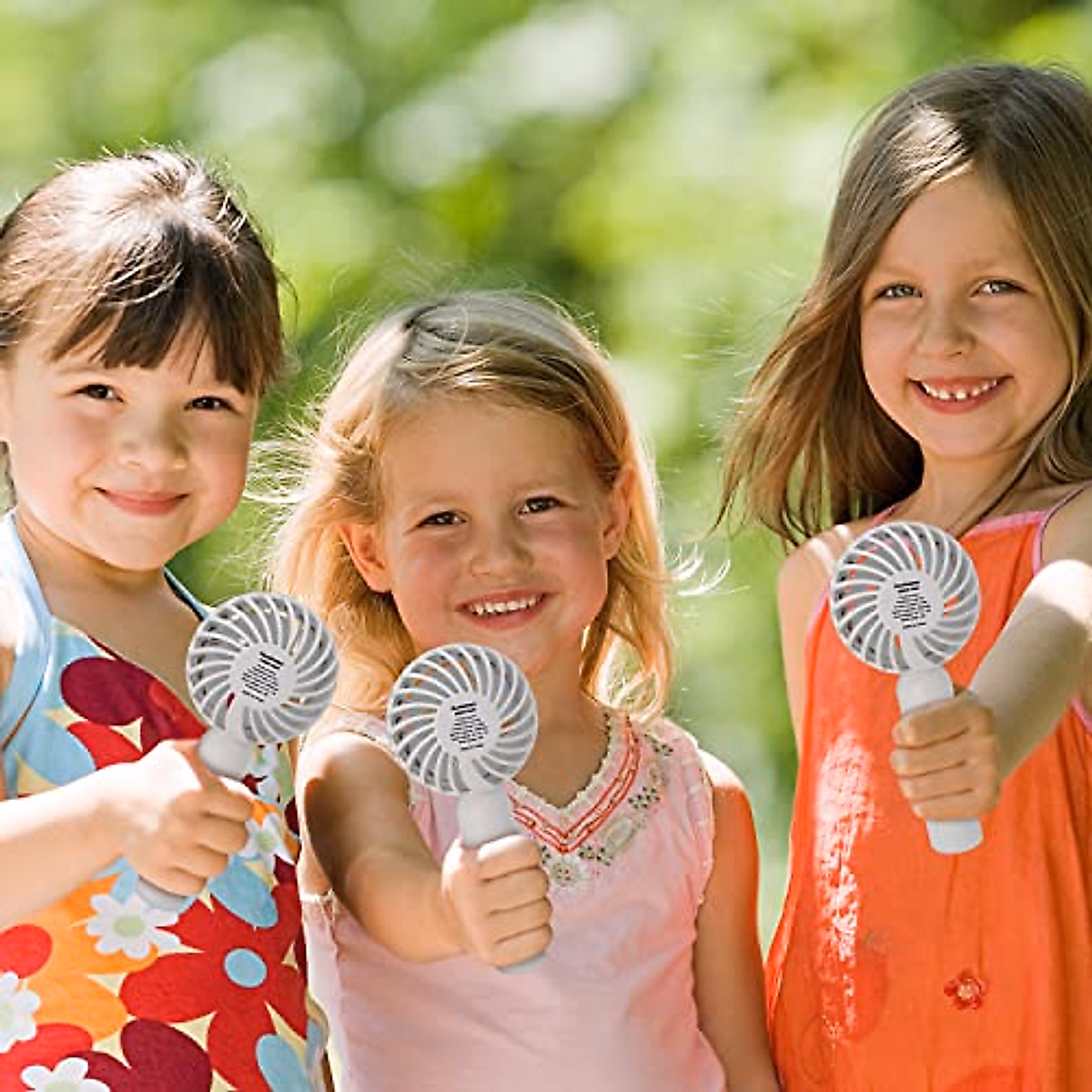 LISGHTJS Portable Handheld Cooling Fan Small Fans that Blow Cold Air, Mini Cold Compress Fan USB Rechargeable Personal Hand Held Travel Fan For Women Make up, Outdoor Camping, Office Desk