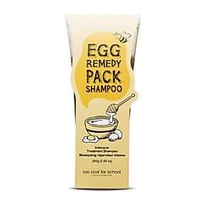 Too Cool For School Egg Remedy Pack Shampoo - Essential Proteins, for Dry and Damaged Hair