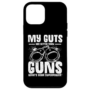 iPhone 12 mini Corrections Officer Decor Gear Thin Silver Line Correctional Case