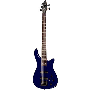Rogue LX205B 5-String Series III Electric Bass Guitar Metallic Blue
