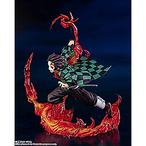 TAMASHII NATIONS - Demon Slayer: Kimetsu no Yaiba - Tanjiro Kamado Total Concentration Breathing, Bandai Spirits FiguartsZERO Collectible Statue