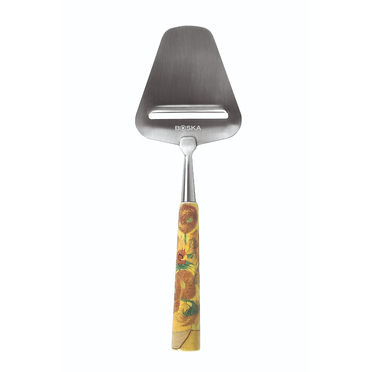 BOSKA (Bosca) cheese knife yellow 22x7.5x1.5cm Van Gogh "Sunflower" cheese slicer 854023