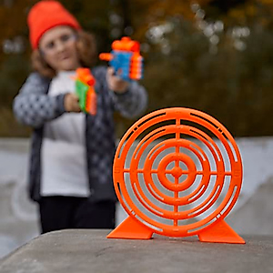 Nerf Elite 2.0 Face Off Target Set, Includes 2 Dart Blasters & Target & 12 Elite Nerf Darts, Toy Foam Blasters for Kids Outdoor Games