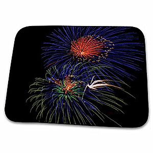 3dRose USA, Colorado, Frisco, Dillon Reservoir. Fireworks... - Bathroom Bath Rug Mats (rug-190712-1)
