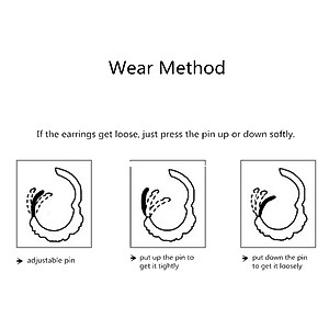 Minimalist Double Hoop Earrings for Women Girls Men Sterling Silver Pair Small Hoops Dangle Chain Drop Dangle Cartilage Second Hole Fashion Personalized Punk Jewelry 1 Piece (Silver)