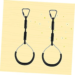 Veemoon 2pcs Indoor Swing for Kids Outdoor Swing Kids Swings Cross Training Ring Wooden Swing Bar Indoor Swing Bar Workout Ring Climbing Ring Kids Gymnastic Ring Gymnastics Ring Rings