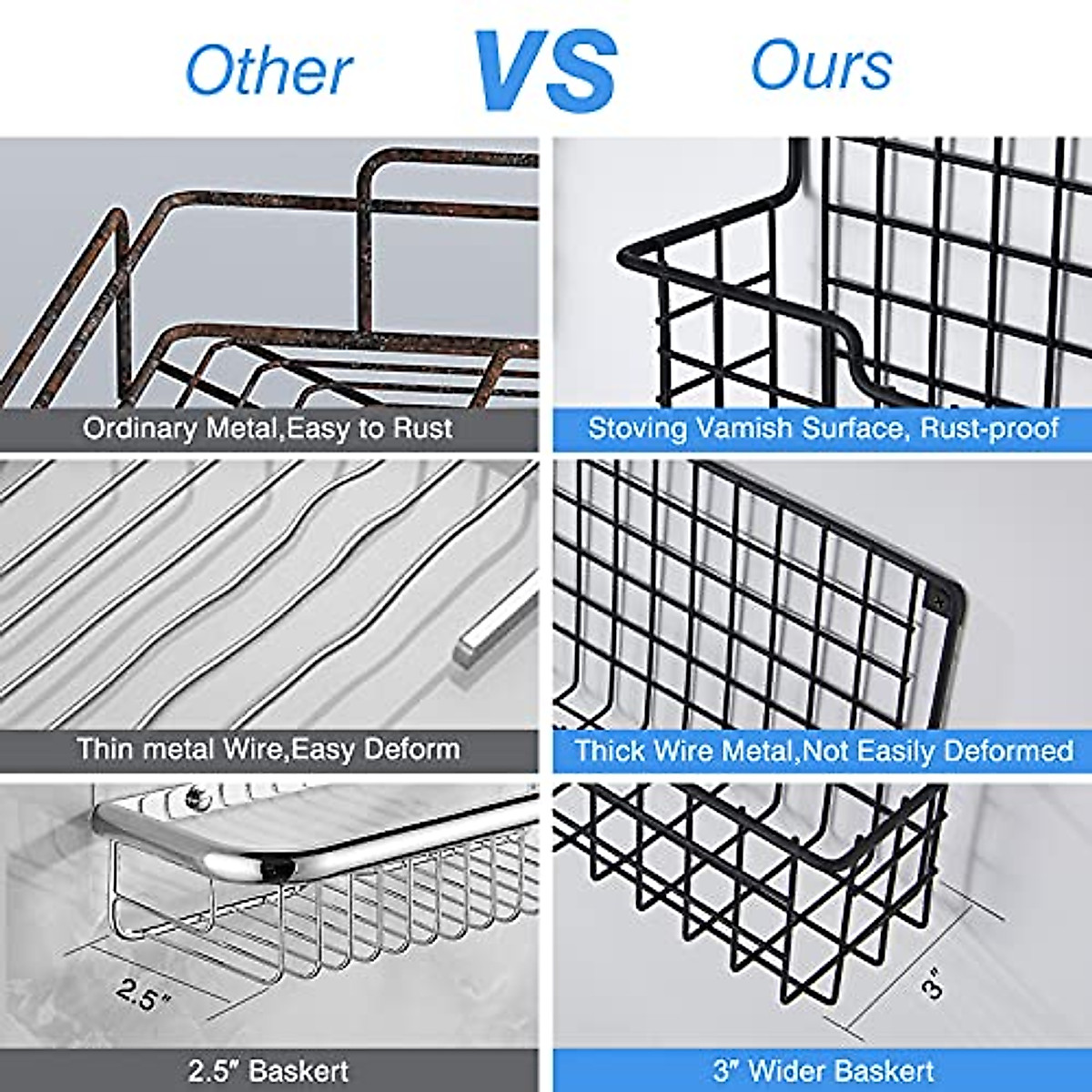 Spice Rack Wall Mount, Spice Organizer for Cabinet & Pantry Door, Set of 4 Hanging Spice Rack Saving Space for Kitchen, Black