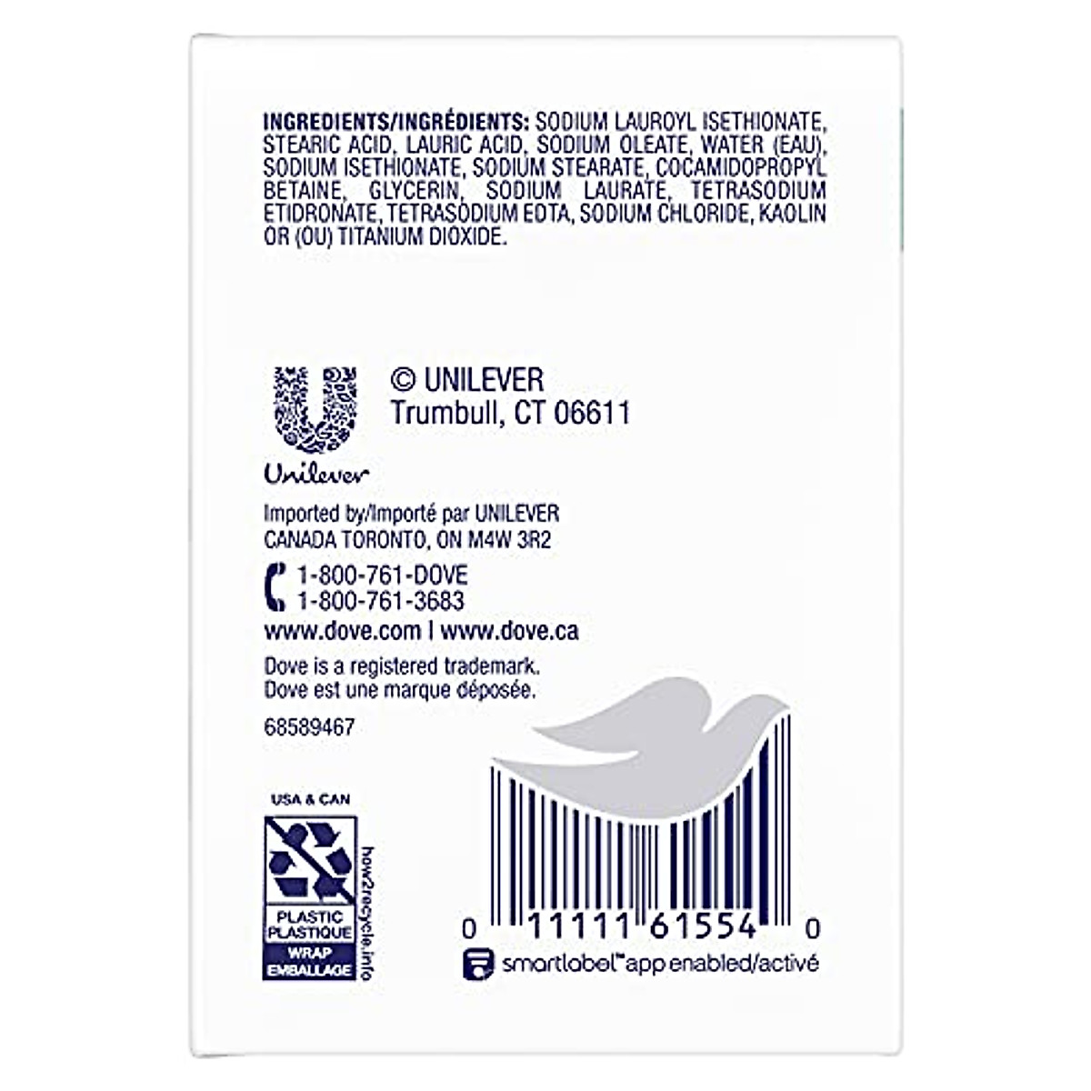 Dove Beauty Bar More Moisturizing Than Bar Soap for Softer Skin, Fragrance Free, Hypoallergenic Sensitive Skin With Gentle Cleanser 3.75 oz, 4 Bars(Pack of 1)