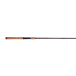 PENN Squadron III 7’ Inshore Casting Rod; 1-Piece Fishing Rod, 10-17lb Line Rating, Medium Rod Power, Fast Action, 1/4-1 oz. Lure Rating, titanium/red/gold