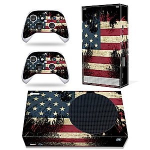 Xbox Series S Full Body Skin Stickers Protective Cover for Microsoft Xbox Series S Console and Vinyl Decal Controllers