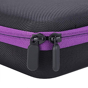 Lwuey Diamond Painting Storage Containers, 30 Slot Diamonds Storages Case Portable Paintings Organizer Shockproof Art Store Cases Box for DIY Arts Craft Jewelry Bead Rhinestones Organizer(Purple)