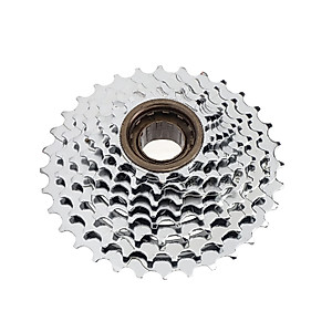 DAUERHAFT 8 Speed Rotary Freewheel, Strong Compatibility Corrosion Proof Rust Prevention 13‑32T Flywheel for Mountain Bike