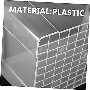 Hohopeti Bed Storage with Lid Capacity Storage Bin Stackable Lidded Container Organizer Box for Home Office