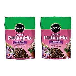 Miracle-Gro Orchid Potting Mix, 8-Quart (Currently Ships to Select Northeastern & Midwestern States) (2 Pack)