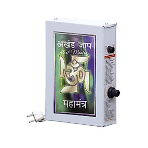 Sri Krishna Culture 40 in 1 Hindu Mantra Chanting Box Playing Continuous Chants Speaker- 40 Mantra Jaap Meditation-Direct Plug & Play (110 Volts)