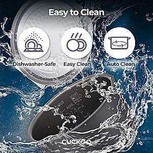 CUCKOO CR-0675F | 6-Cup (Uncooked) Micom Rice Cooker | 13 Menu Options: Quinoa, Oatmeal, Brown Rice & More, Touch-Screen, Nonstick Inner Pot | White