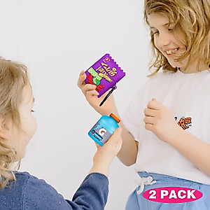 2 Pack Gkv for Airpods 2/1 Case for Airpod Cover Funny Fun Kawaii Cute Unique 3D Cartoon Girly Design Air Pods 2nd/1st Silicone Cases for Girls Teen Boys Kids(Blue Drink&Purple Candy)