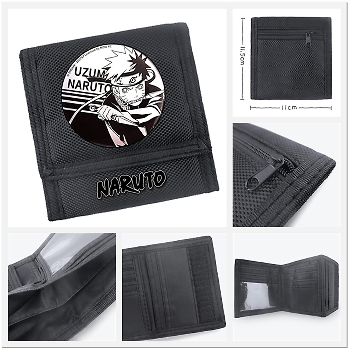 HANDAFA Anime One Piece Tri-fold Wallet Unisex Manga Sea King Cosplay Slim Wallet(Chopper)