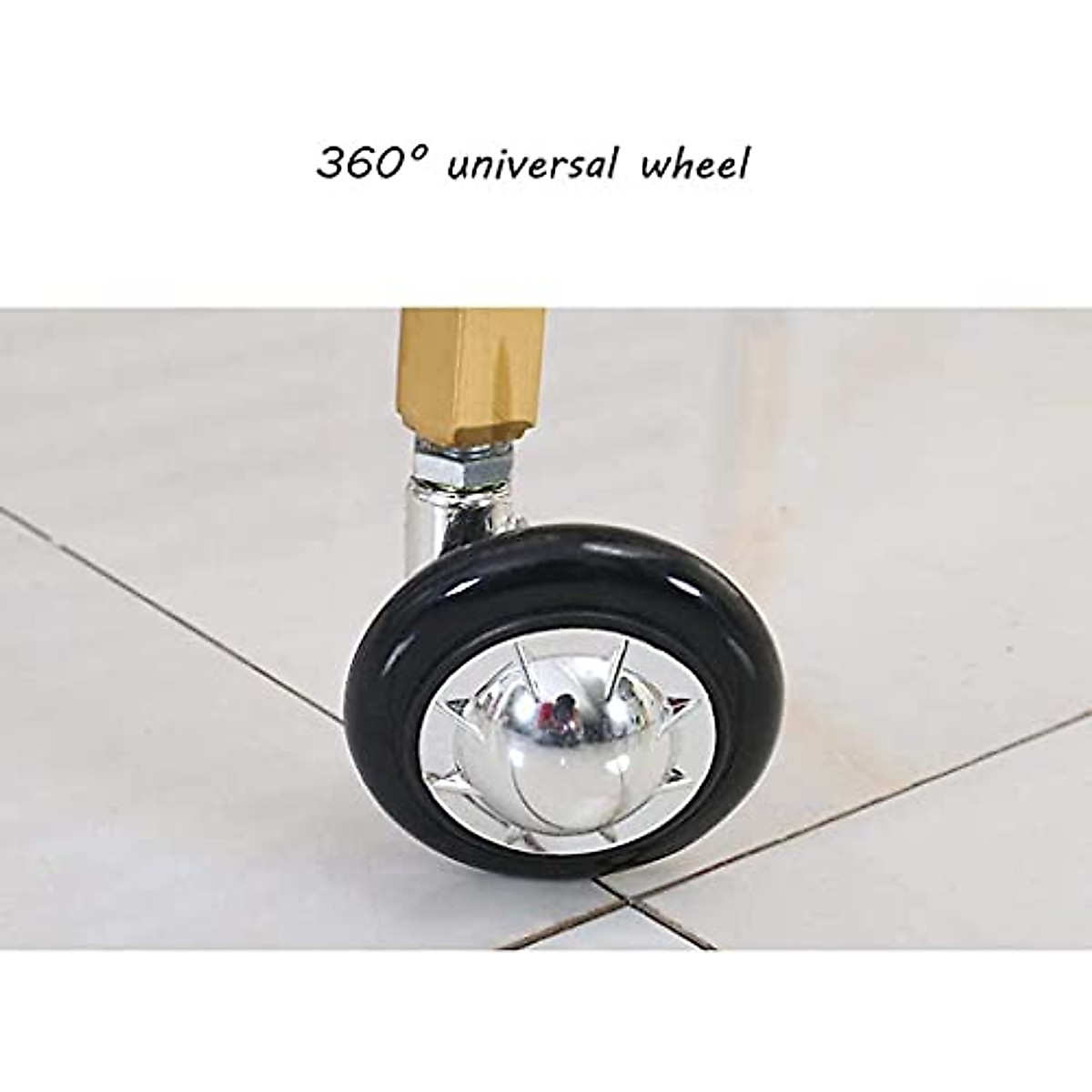 Utility Cart Lab Serving Cart, Medical Cart 3 Shelf Large Beauty Salon Trolley Cart Spa Storage Tray Therapy Dentist Hairdresser Treatments, Stainless Steel Tray Trolley,Care Dressing Medical Cart (C