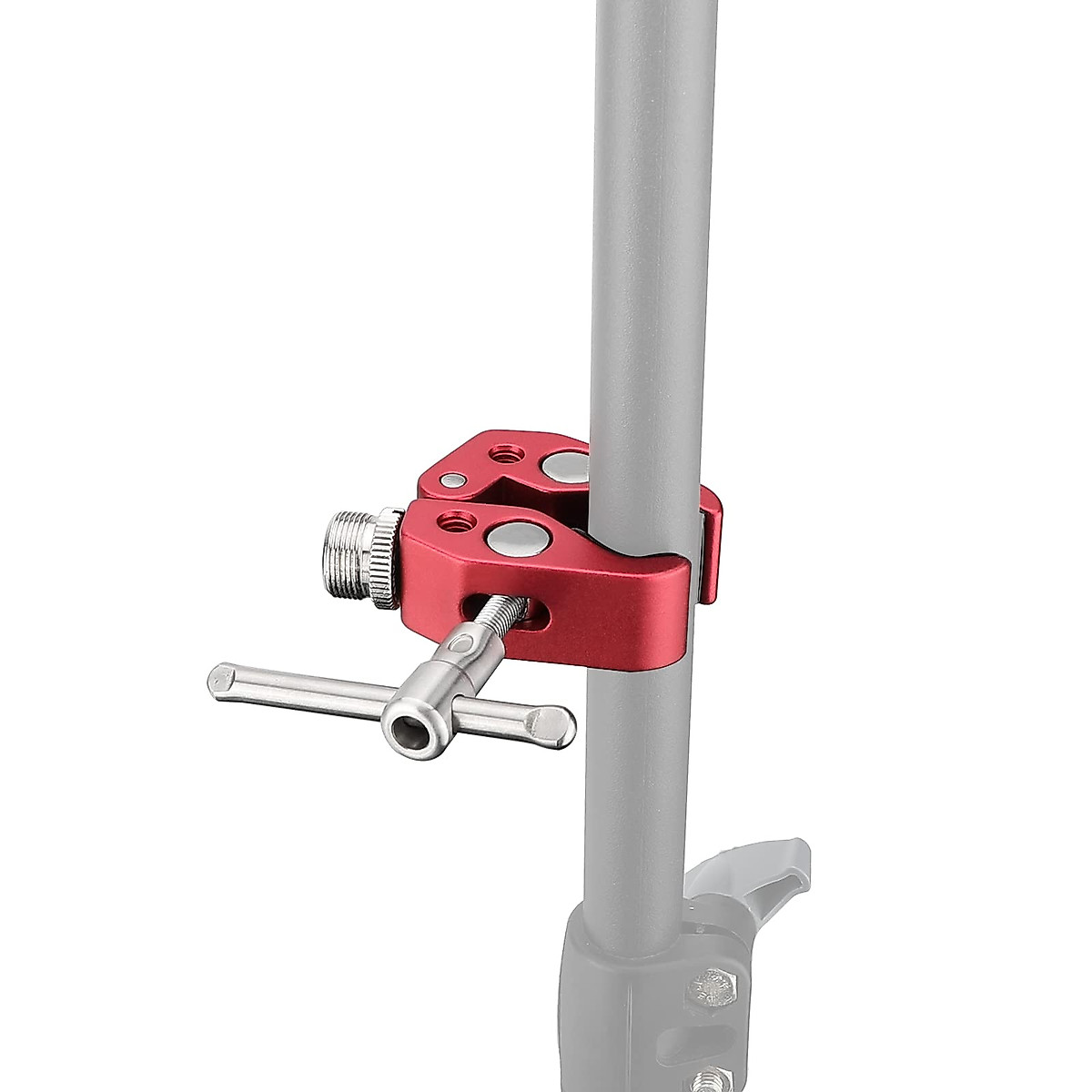 SZRIG Clamp Crab Pliers Clip with 5/8"-20 Thread Adapter for Microphone Mount