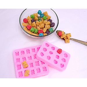 2 pcs Colorful Cereal crunch berries bundle multi cavities cereal mold | Soap | Candle | Mold for Wax | Mold for Resin NC020AB