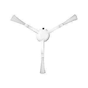 ALPGEN 2Pcs White Side Brush/Fit for Xiaomi Mi Robot Vacuum Mop 2 Pro + Robotic Cleaner STYTJ02ZHM STYJ02ZHM Part Kits Spare Components Sweeping Robot Set