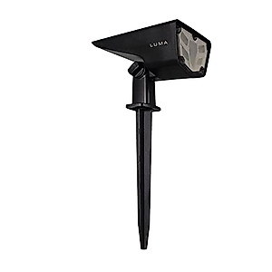 Luma Solar Outdoor Lights 2 Pack | Weatherproof Landscape Lighting with 22 LED Outdoor Lights for Patio, Yard | Garden & Wall Mount | 3 Modes Cool, Warm, Both + Rechargeable All-Night Battery