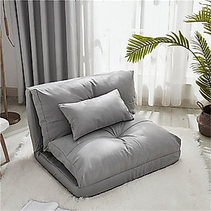 DOUBA Adjustable Floor Couch and Sofa for Living Room and Bedroom Foldable with Reclining Position Love Seat Couch