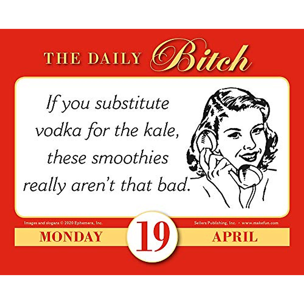 2021 The Daily Bitch Boxed Daily Calendar