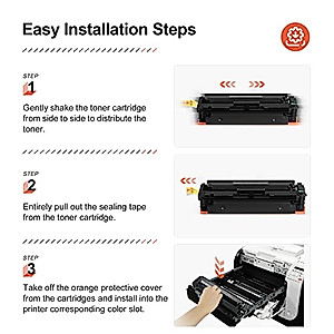 v4ink CRG-046 Compatible Toner Cartridge Replacement for Canon 046 046H Black Cyan Magenta Yellow Toner Set for Canon ImageClass MF733Cdw MF731Cdw MF735Cdw LBP654Cdw MF733 MF731 Printer