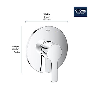 GROHE 29330GN0 Lineare Valve Trim, Brushed Cool Sunrise