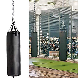 WAREMAID 2 Boxing Punching Bag Chain and 4 Carabiners, Stainless Steel Heavy Duty Hanging Chair Chain Kit Hammock Chair Hardware for Indoor Outdoor Playground Swing Set, Hanging Heavy Bag, 1000 LB