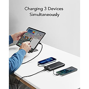 Power Bank with Built in Cables 10000mAh, PD3.0 & QC3.0 22.5W USB C Fast Charging Portable Charger Built in AC Wall Plug, Ultra Slim Battery Charger Compatible with iPhone/Samsung Note10/S20 S21 S22