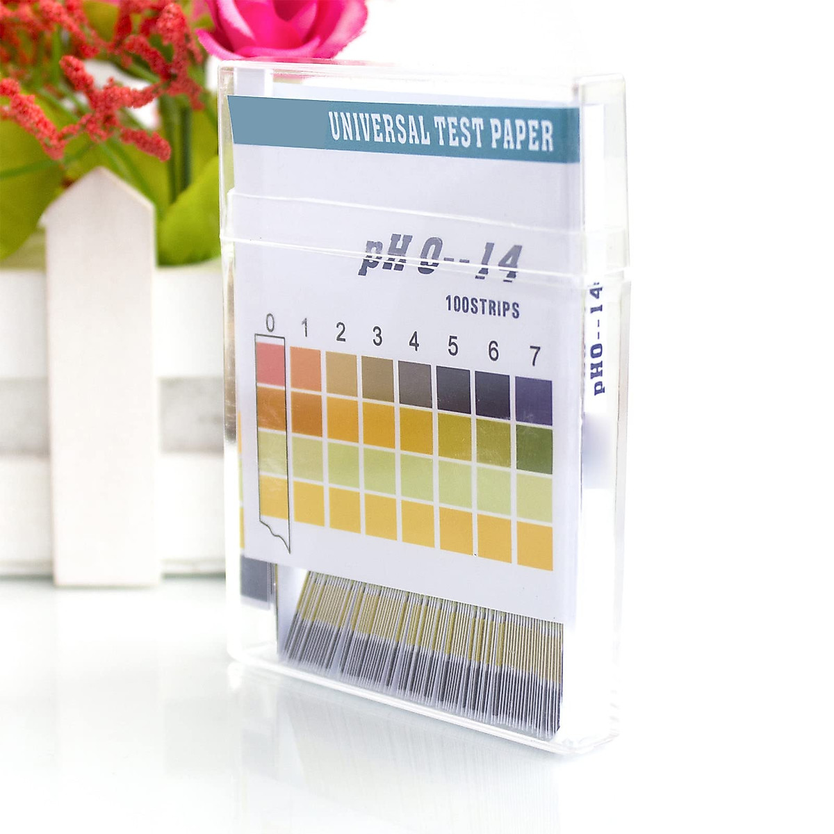 PH Test Strips, PH Paper 0‑14 Scientific Range Precise for Soil Laboratory