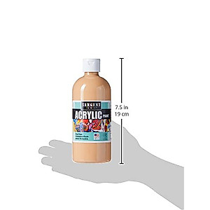 Sargent Art Acrylic Paint, Set of 12 Colors pieces of 16 fl oz bottles, Non-Fading, Rich Vivid Pigments, Brilliant Matte Finish, Fast Dry Formula, Non-Toxic