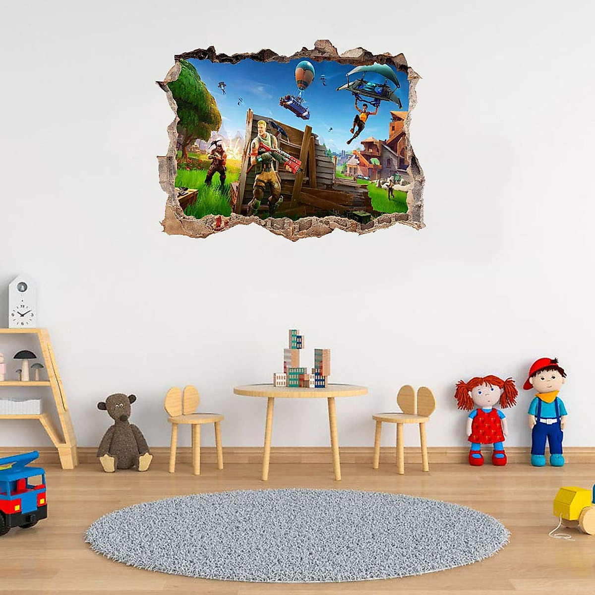 Large Game Wall Decal Game Wall Stickers Wall Decor Peel, Game Stick Poster Decals,for Gamer Bedroom Playroom Decor for Teen Kids Boys Bedroom Playroom Home Decoration Wallpaper