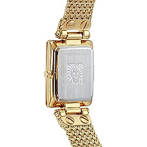 Anne Klein Women's Japanese Quartz Dress Watch with Stainless Steel Strap, Gold, 12 (Model: AK/3882CHGB)