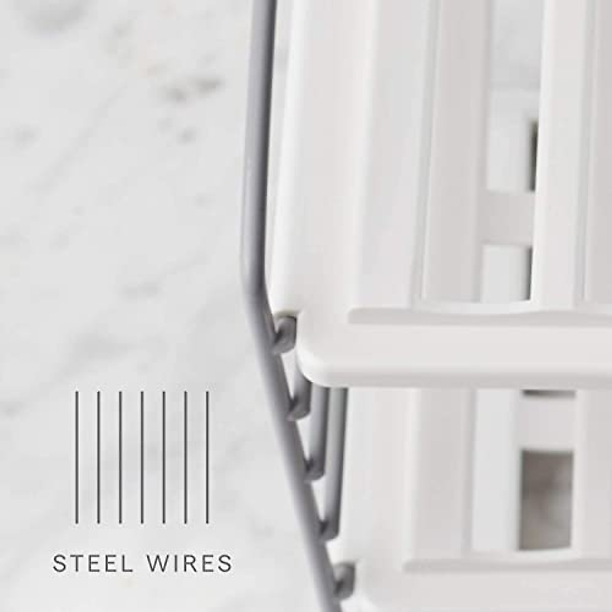 YouCopia UpSpace Water Bottle and Travel Mug Cabinet Organizer, Adjustable Storage Rack for Kitchen Organization, 2-Shelf