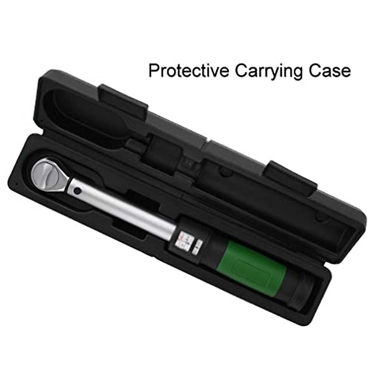 eTORK Click-Style Torque Wrench (3/8-Inch Drive) (Range: 50-250 Inch Pounds / 6-28 Newton Meters)