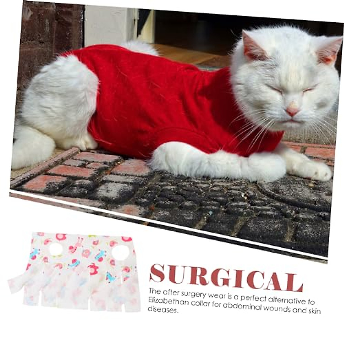 Yardwe Soft Cone of Chocker Kitten Collars Small Cat Collar Suit Dreses - Bite Lick Puppy Cats After Surgery